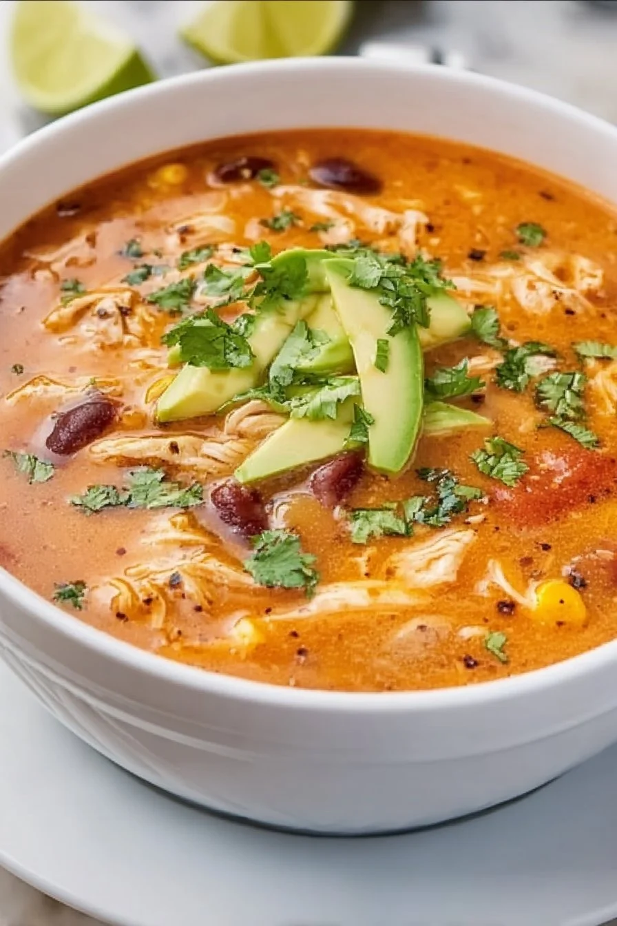Creamy Chicken Enchilada Soup