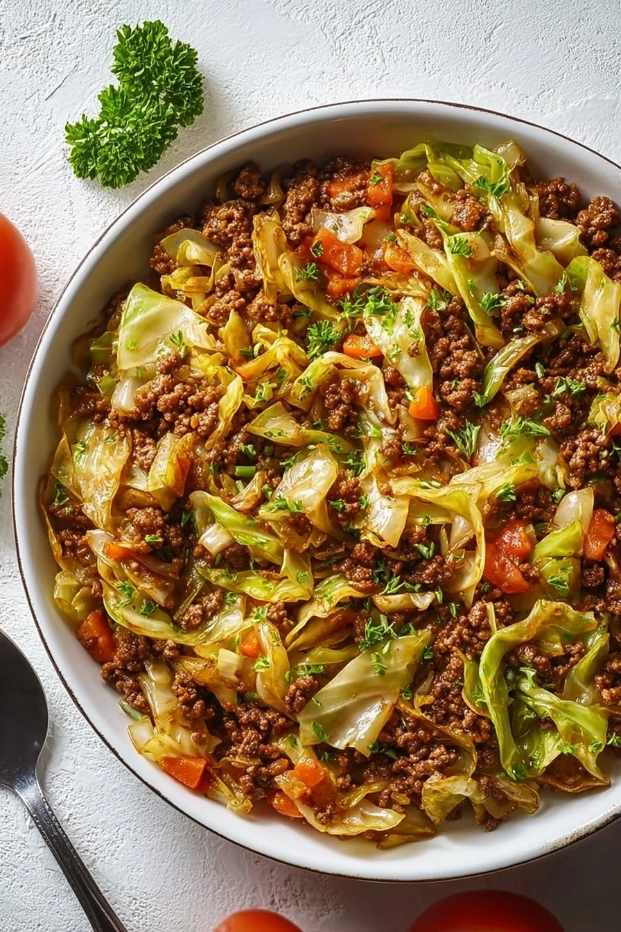 Cabbage and Ground Beef Recipe