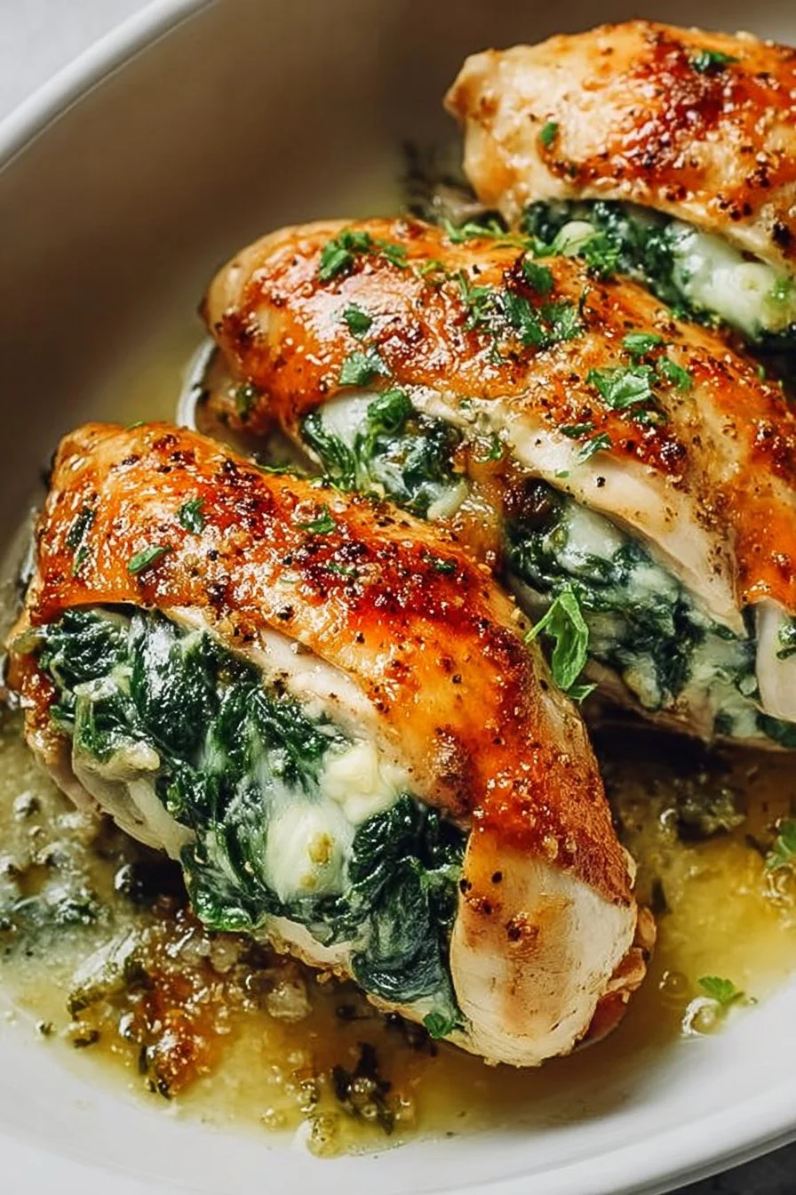 Spinach Stuffed Chicken Breast