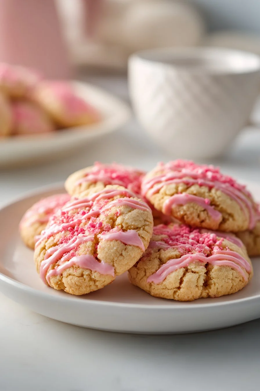 Strawberry Crunch Cookies